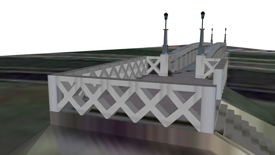 pedestrian bridge | 3D Warehouse