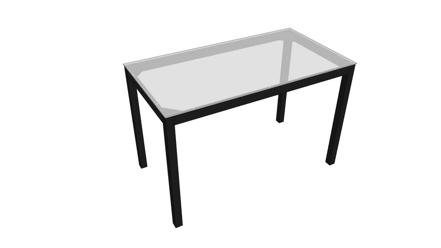 table with glass top | 3D Warehouse