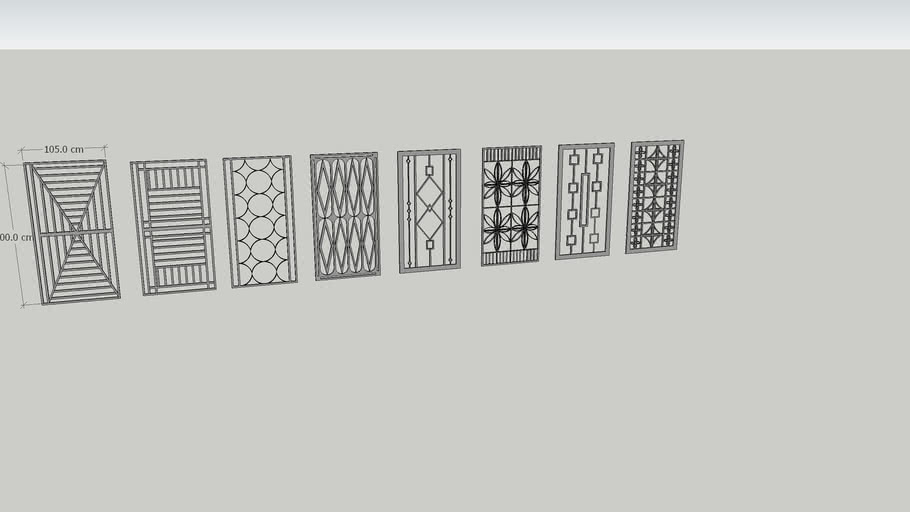 railing design | 3D Warehouse