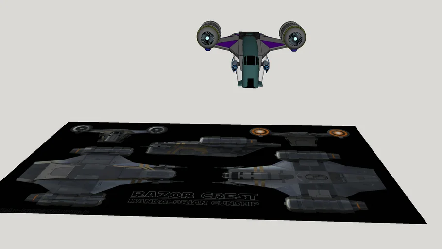 Razor Crest model by Brian Campbell | 3D Warehouse