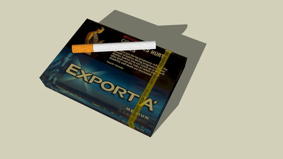 Cigarette Export 'a' | 3D Warehouse