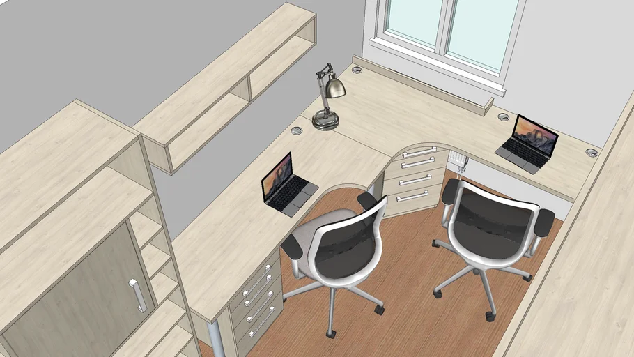 office and cloakroom | 3D Warehouse