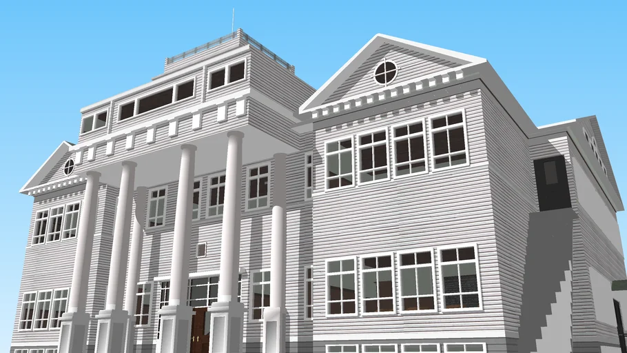 Marshfield High School East Branch 1908 | 3D Warehouse