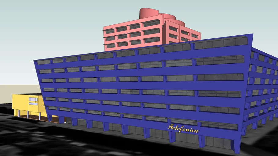 edificio telefonica | 3D Warehouse
