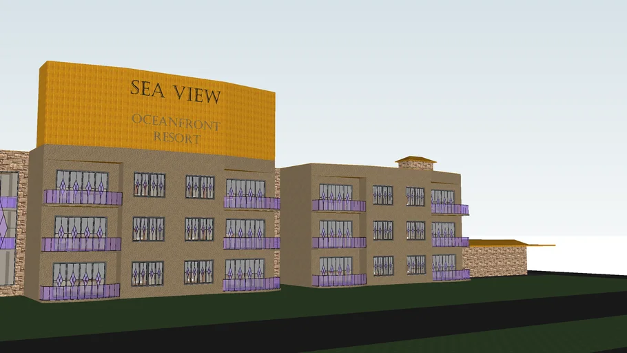 Sea View Oceanfront Resort - Furnished | 3D Warehouse