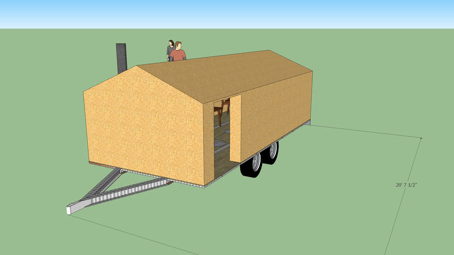 custom mobile ice fishing shack/shanty | 3D Warehouse