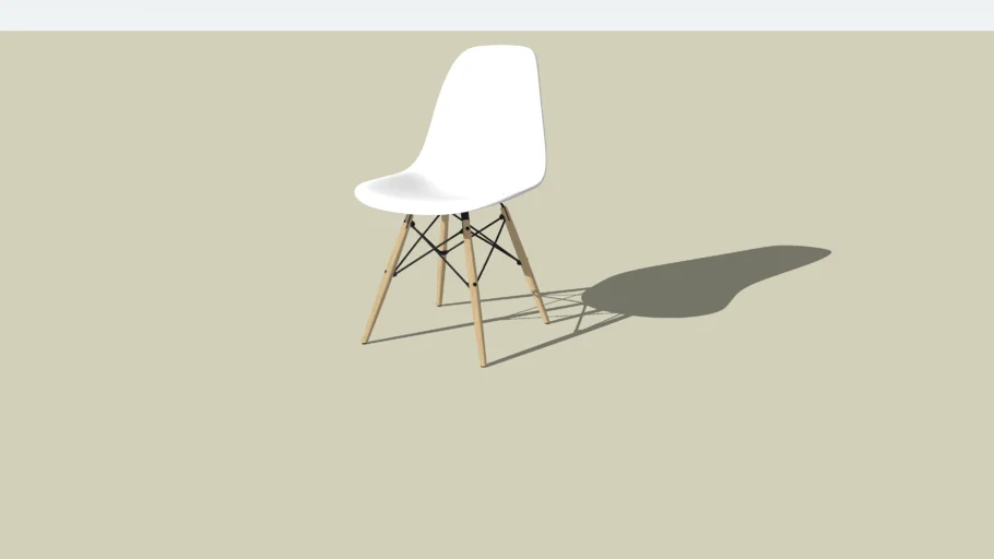 CADEIRA EAMES DSW | 3D Warehouse