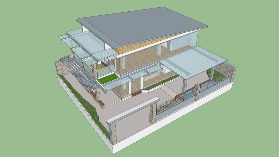 Modern house 1 | 3D Warehouse