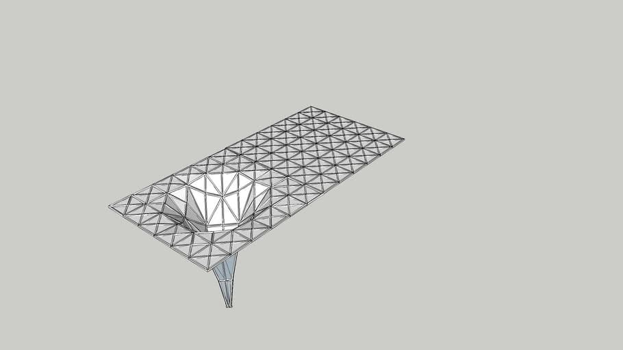 geometric canopy 01 | 3D Warehouse