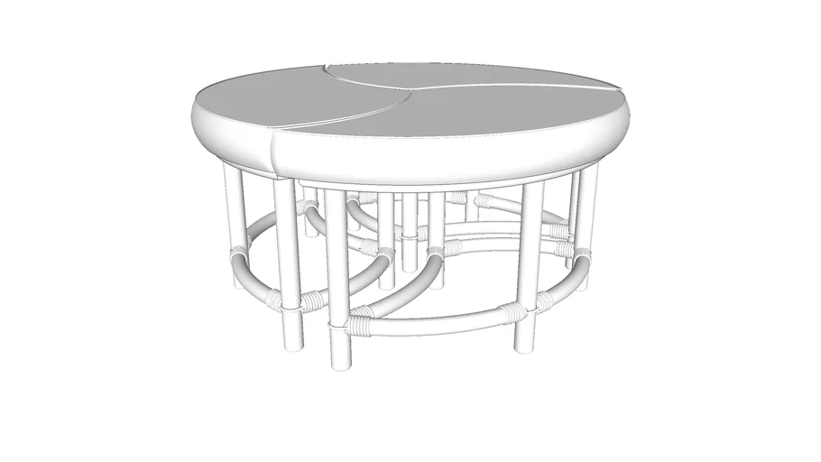 Sectional Hassock | 3D Warehouse