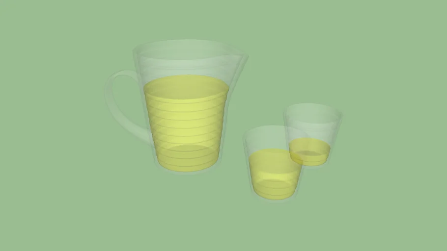 3D Models collection 013 Kitchen decorations 01 Juice | 3D Warehouse