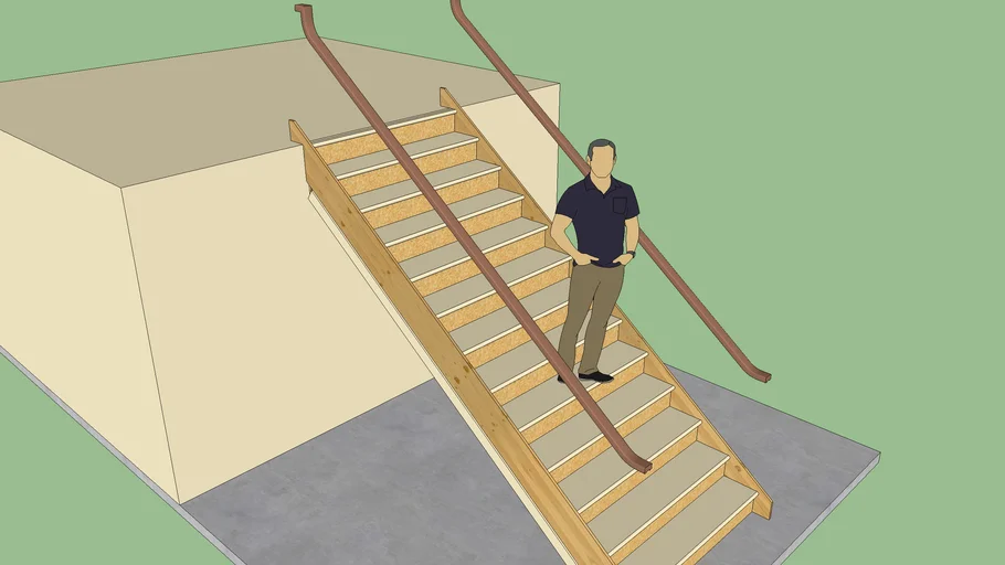 Handrail Test 3 | 3D Warehouse