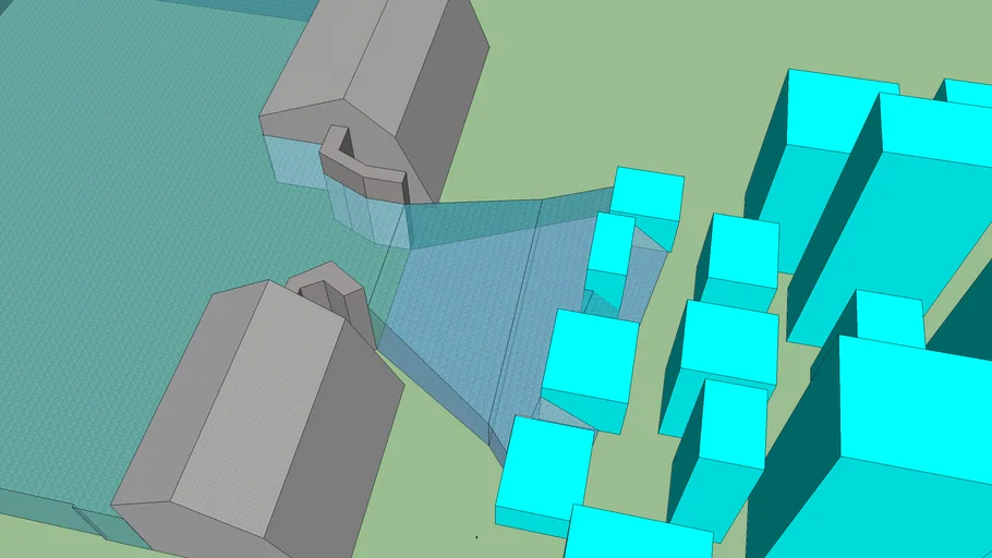 Cascade Dam collapsing | 3D Warehouse