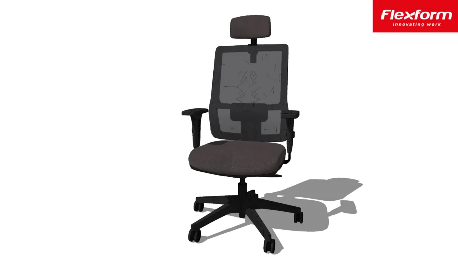 Flexform - City - 12501 - Cadeira giratoria | 3D Warehouse