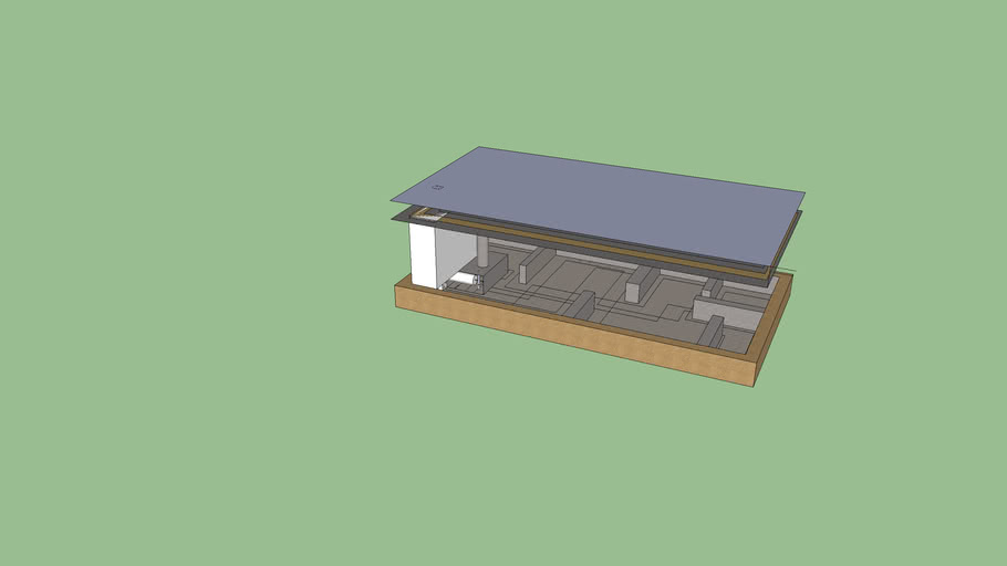 geothermal home base and second floor or roof | 3D Warehouse