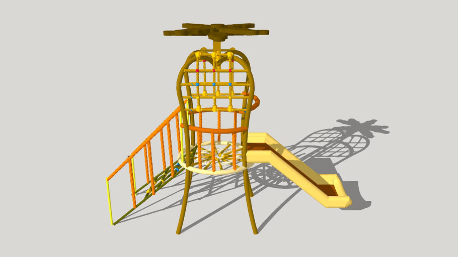 roped climbing unit | 3D Warehouse