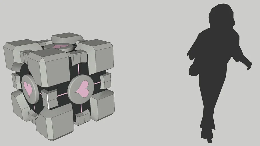 companion cube | 3D Warehouse