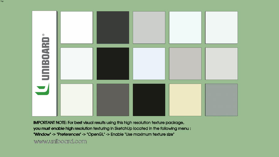 Uniboard Dolomite Solid Color | 3D Warehouse