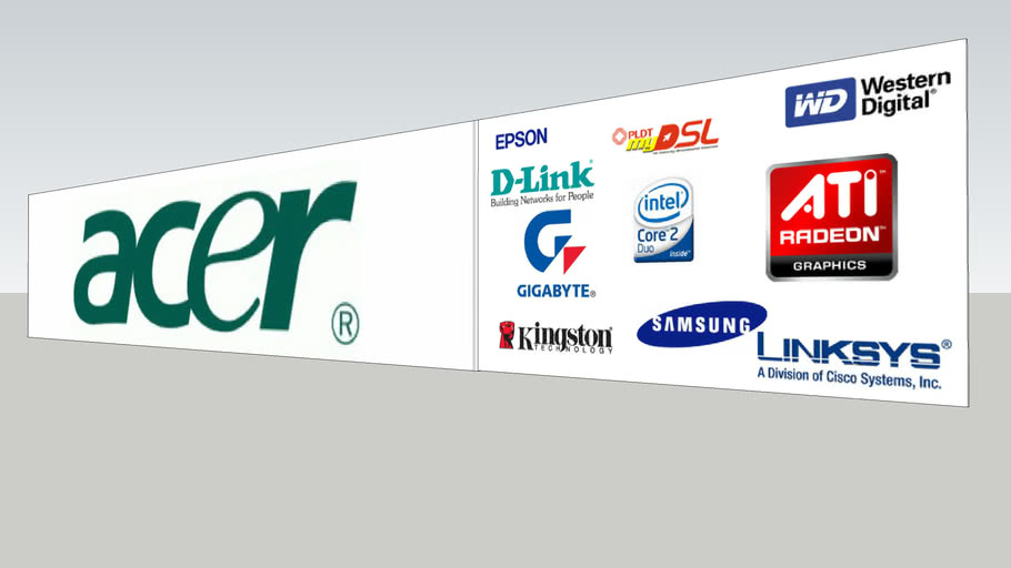 acer - Signboard | 3D Warehouse
