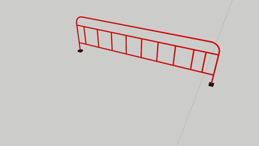 Temporary Barrier | 3D Warehouse