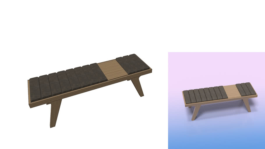 Modern Bench | 3D Warehouse