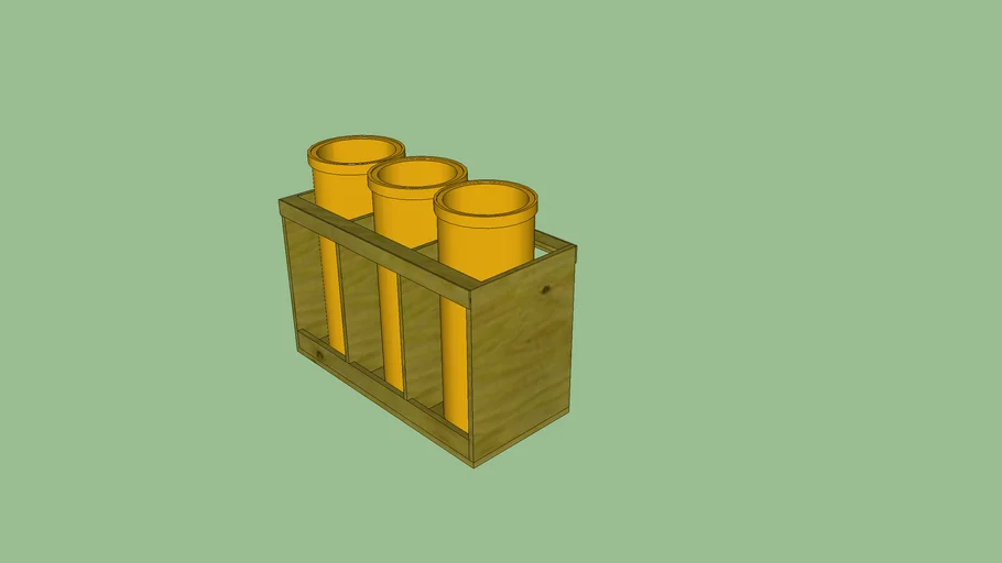 Mortier/Shell Rek - Vuurwerk | 3D Warehouse