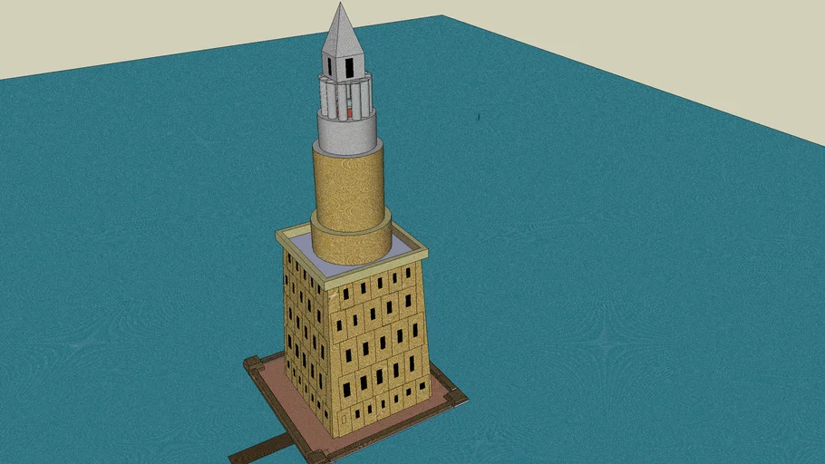 The Pharos Lighthouse at Alexandria | 3D Warehouse