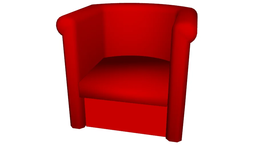 red single sofa | 3D Warehouse