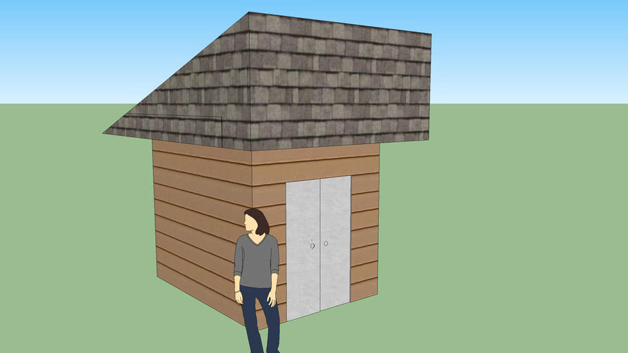 Simple Shed | 3D Warehouse