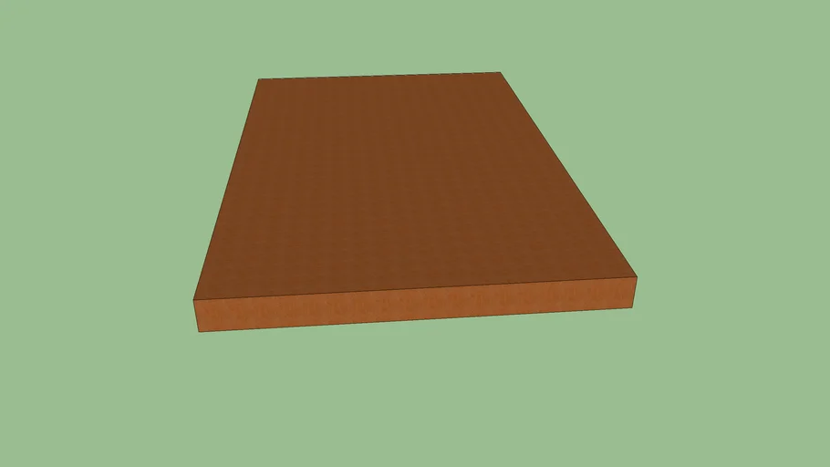 cherry wood platform | 3D Warehouse