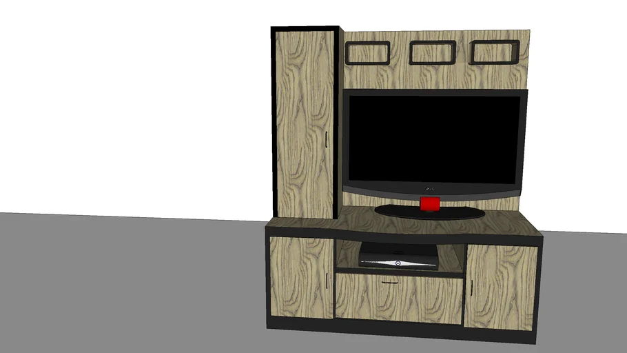 tv rack | 3D Warehouse