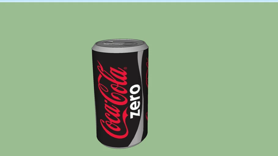 Coke Zero Can | 3D Warehouse