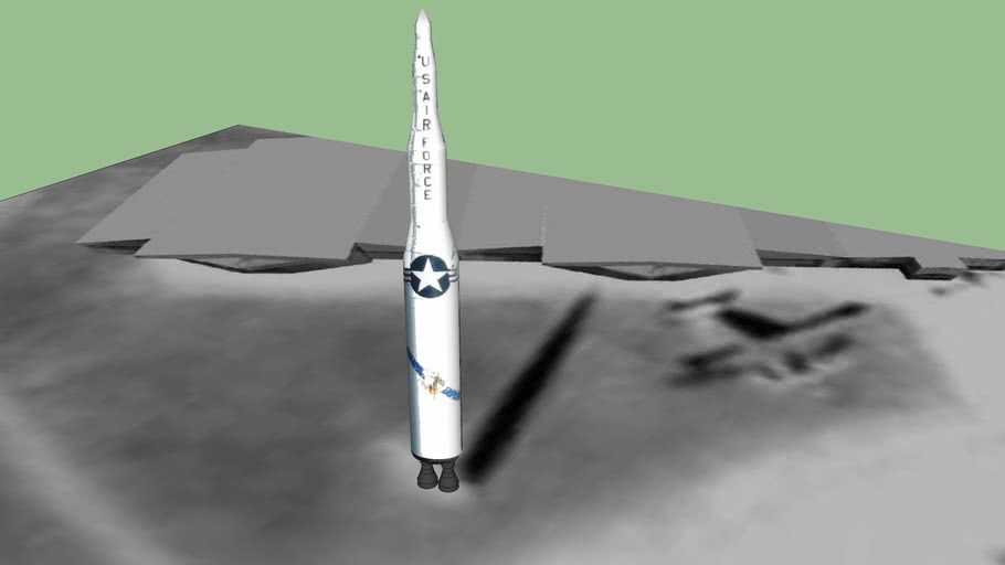 Minuteman ICBM at SD Air & Space | 3D Warehouse