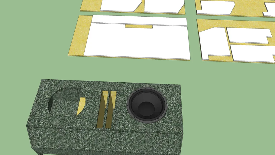 91 S10 Ext. Cab 2 12' Slotted Sub Box | 3D Warehouse