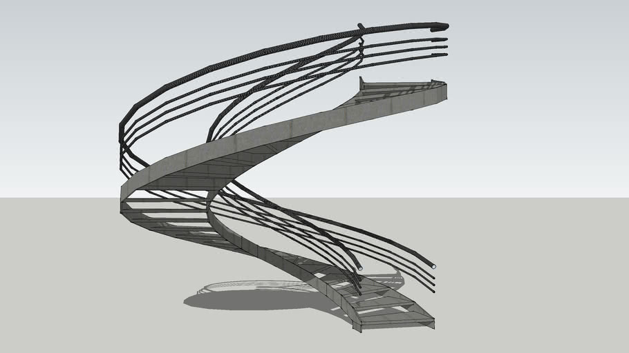 Spiral staircase | 3D Warehouse