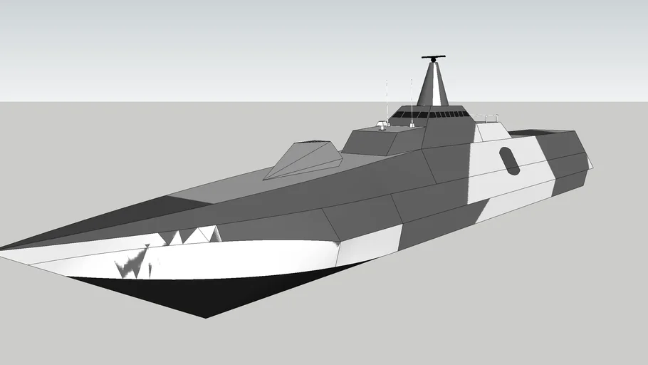 Ghost Class Corvette, Swedish warship | 3D Warehouse