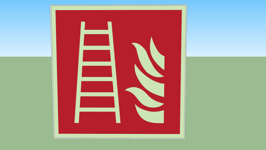 Photoluminescent fire escape signs | 3D Warehouse