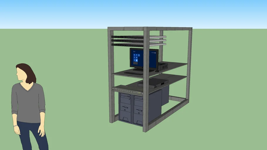 Server Rack by Jeremias Borja | 3D Warehouse