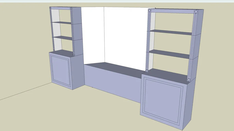 Bookshelves for Living Room | 3D Warehouse