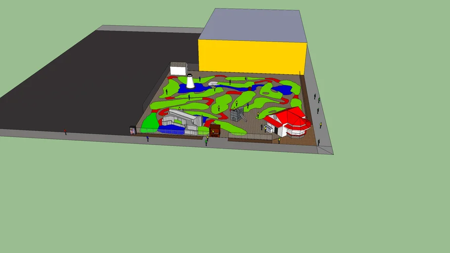 Pirates Paradise Mini Golf | 3D Warehouse