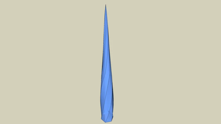 Six sided spire | 3D Warehouse