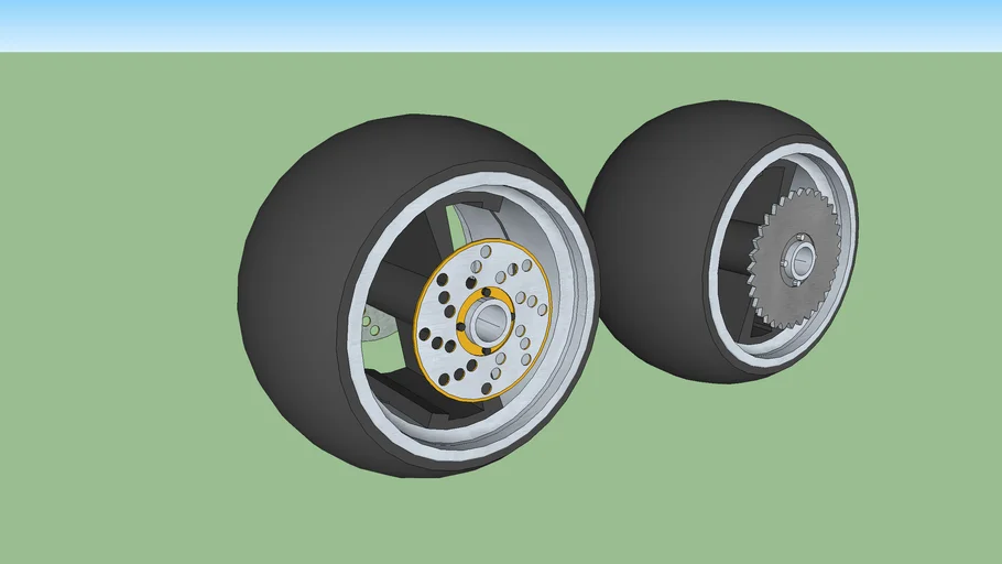 front and rear tire | 3D Warehouse