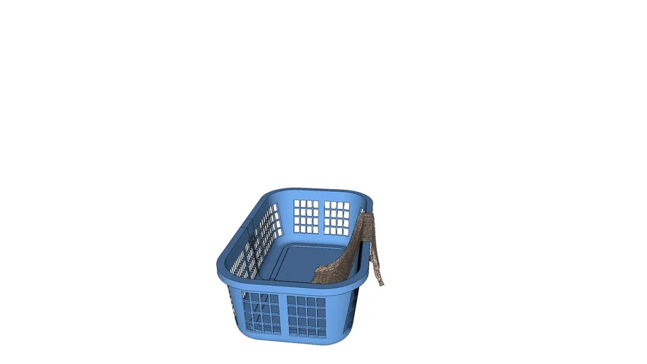 bucket with cloth | 3D Warehouse