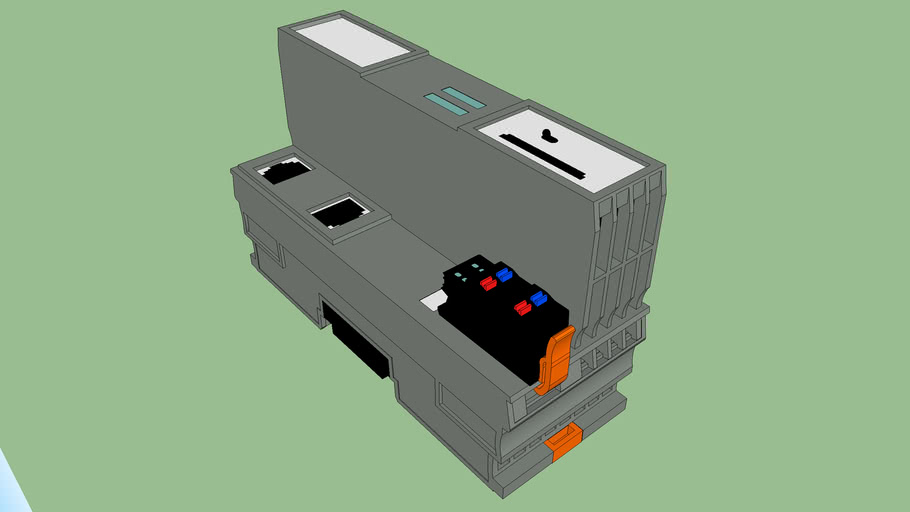 Phoenix Contact - AxioLine - AXC 1050 Controller (2700988) | 3D Warehouse