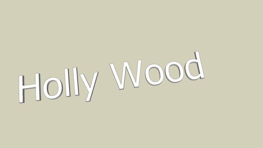 hollywood | 3D Warehouse