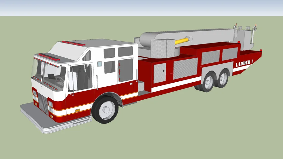 Ladder Fire Truck | 3D Warehouse