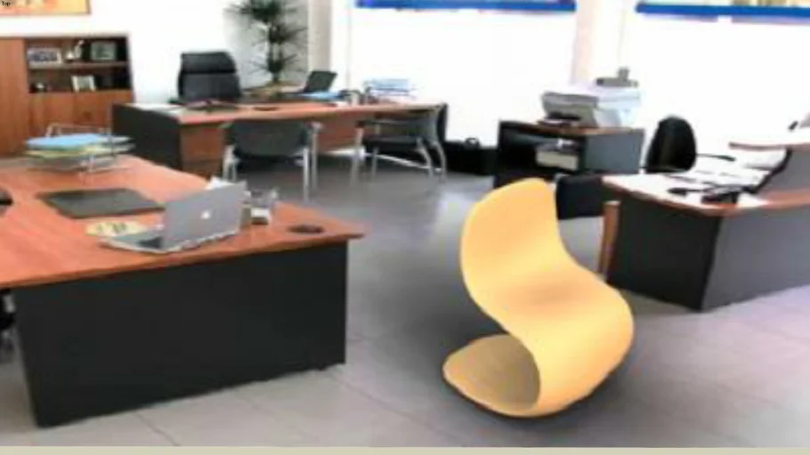 silla d eoficina con fondo | 3D Warehouse