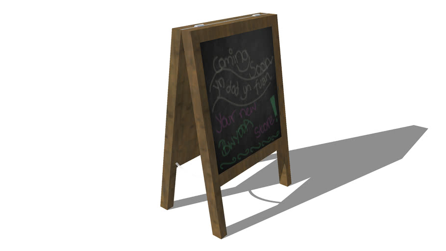 Commercial Display Board | 3D Warehouse