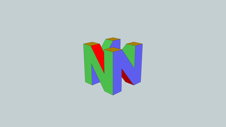 N64 Logo | 3D Warehouse