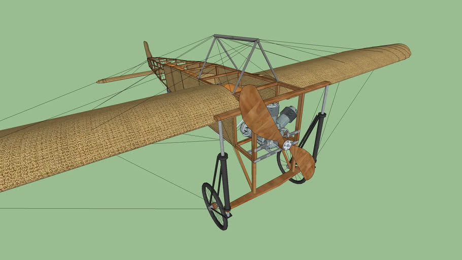 BLERIOT XI 'Traversée de la Manche' | 3D Warehouse